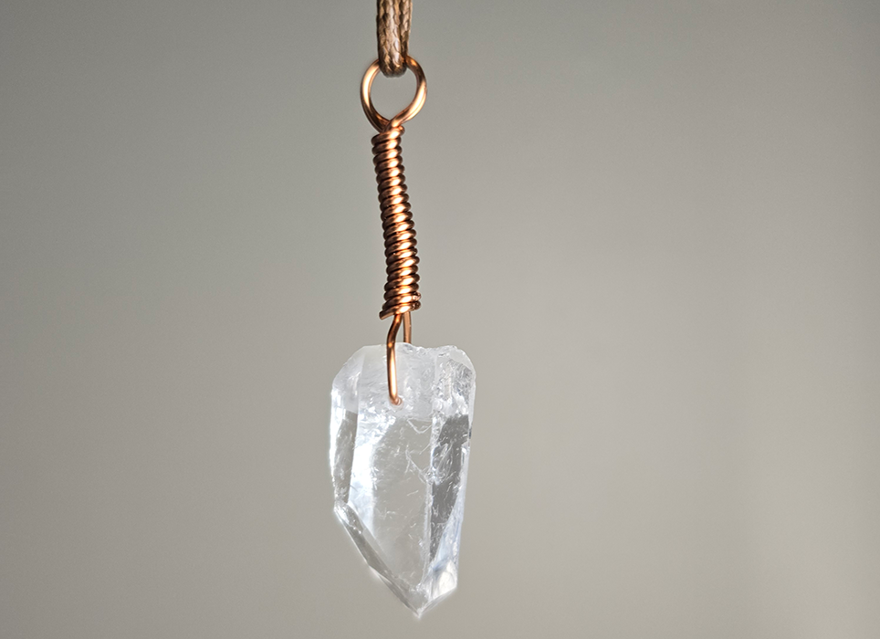 Clear Quartz Wire Wrapped Pendant - Southwest Crystals